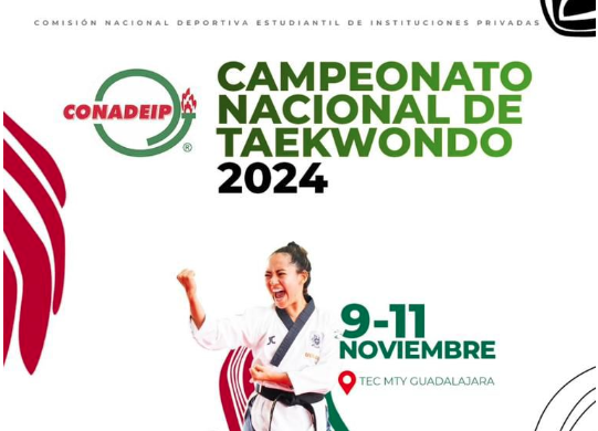 CONADEIP POOMSAE – TEC Guadalajara – 9NOV24 – UNIVERSIDAD - #poomsaeMEX